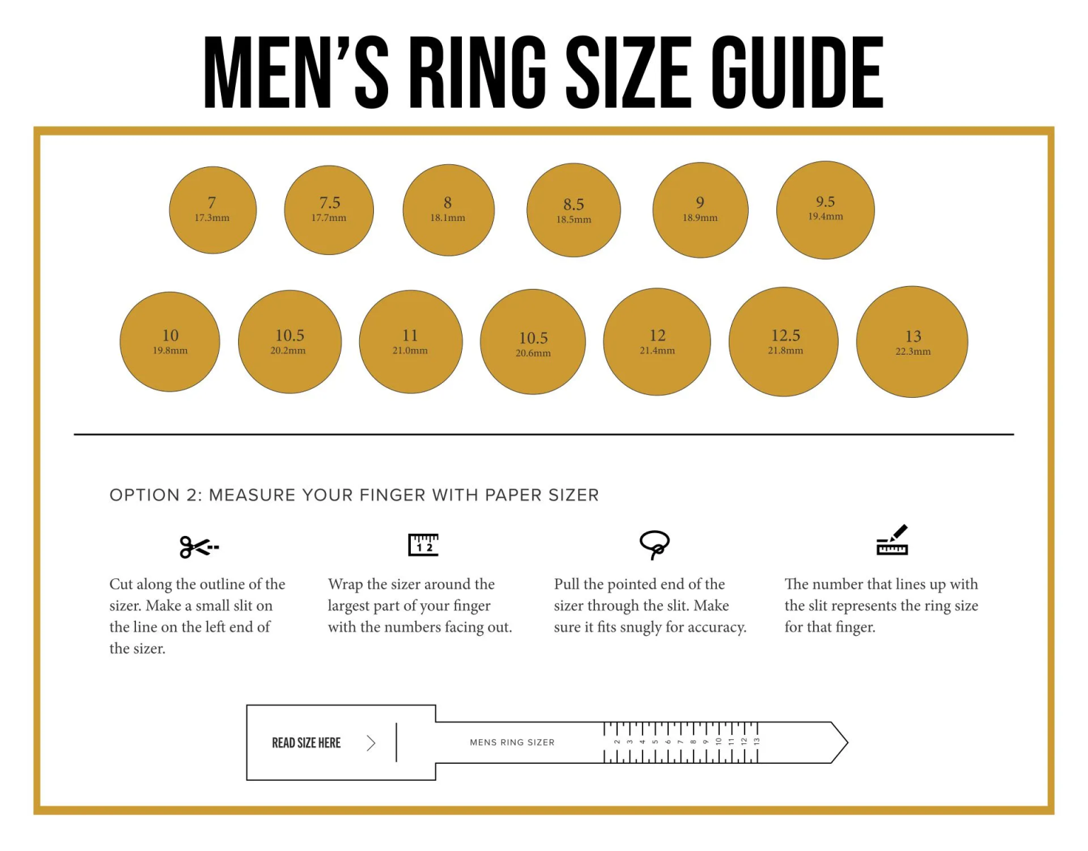 Understanding Men's Ring Measurements: A Guide